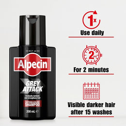 Buy Alpecin Grey Attack Caffeine & Colour Shampoo by Alpecin online ...