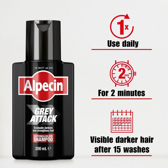 Buy Alpecin Grey Attack Caffeine & Colour Shampoo by Alpecin online ...